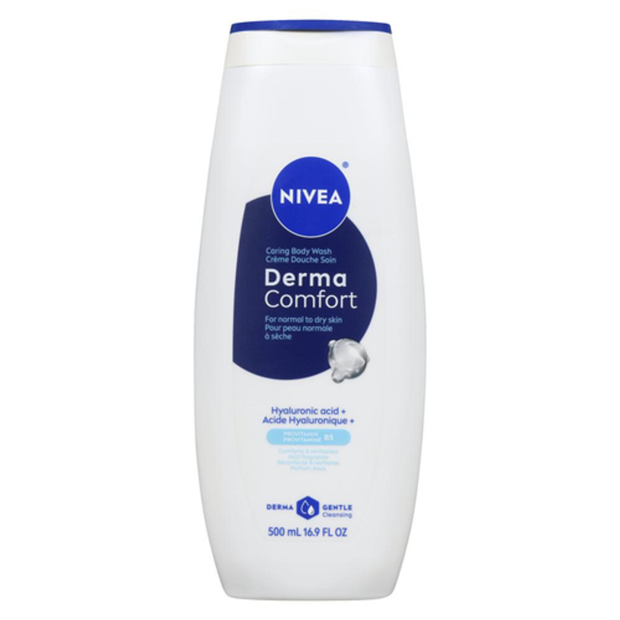 Nivea Derma Comfort Caring Body Wash Hyaluronic Acid + Provitamin B5 ...