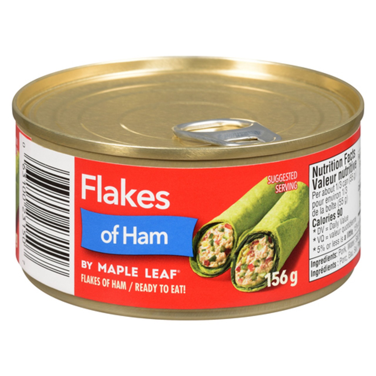 Maple Leaf Canned Flakes Of Ham 156 g - Voilà Online Groceries & Offers