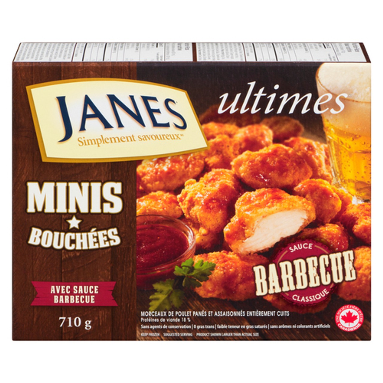 Janes Frozen Boneless Bites BBQ Hickory Chicken 710 g - Voilà Online ...
