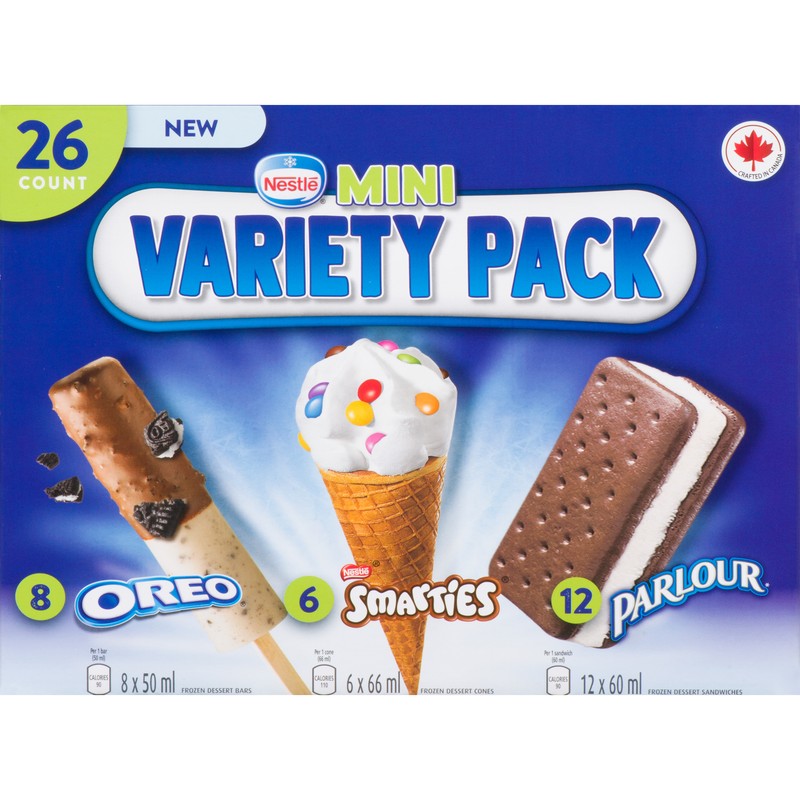 Nestlé Minis Ice Cream Variety Pack 26 EA - Voilà Online Groceries & Offers