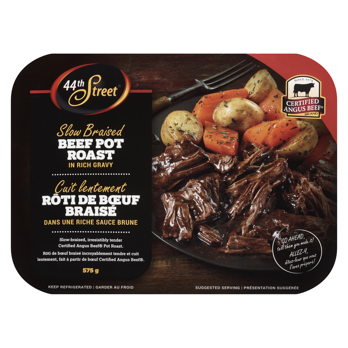 44th Street Beef Slow Cooked Pot Roast 575 g - Voilà Online Groceries ...