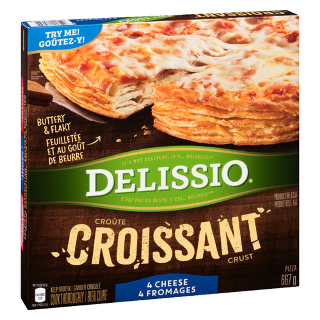 Delissio 4 Cheese Croissant 667 g (frozen) - Voilà Online Groceries ...