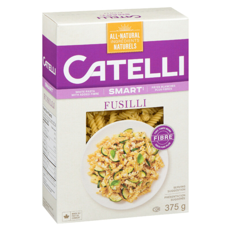 Catelli Smart Pasta Fusilli 375 g - Voilà Online Groceries & Offers