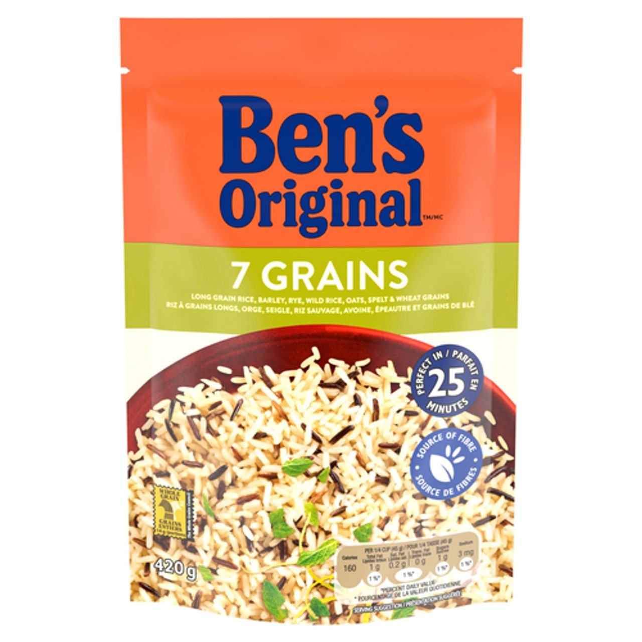 Ben's Original 7 Grain Rice 420 g - Voilà Online Groceries & Offers