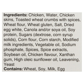 Watson Ridge Frozen Chicken Strips Breaded Fully Cooked 800 g - Voilà ...