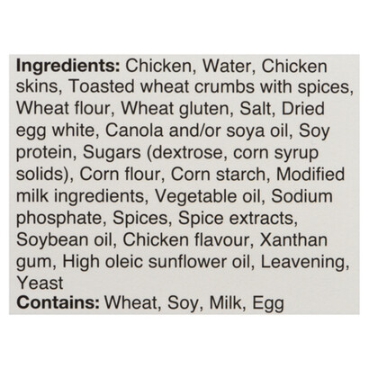 Watson Ridge Frozen Chicken Strips Breaded Fully Cooked 800 g - Voilà ...