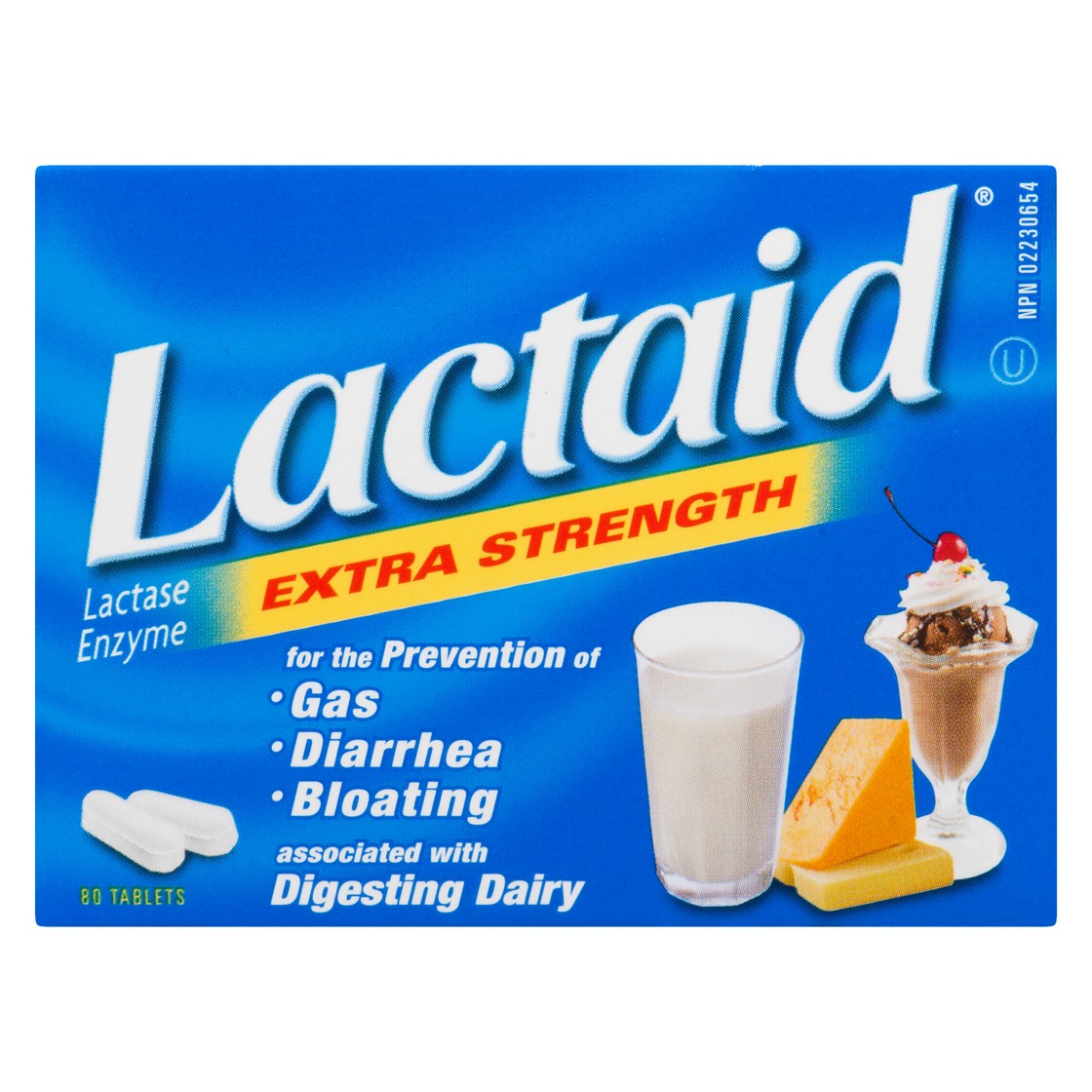 Lactaid Extra Strength 80 Tablets - Voilà Online Groceries & Offers