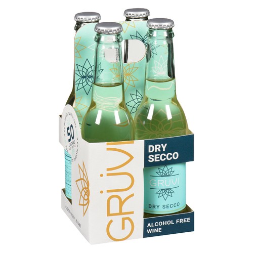 Gruvi Drysecco Non Alcoholic Beverage 4 x 275 ml (bottles) - Voilà ...