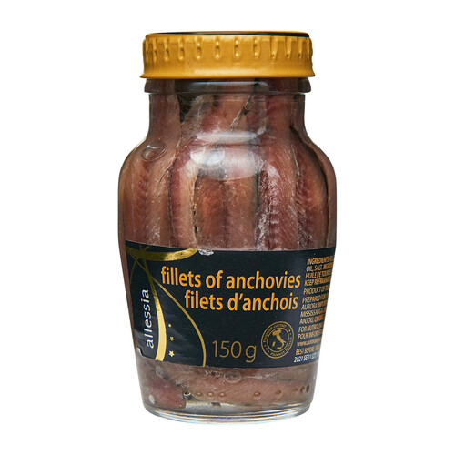 Allessia Fillets Of Anchovies Large 150 g - Voilà Online Groceries & Offers