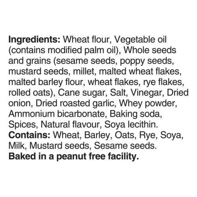 Dare Vinta Crackers Everything 200 g - Voilà Online Groceries & Offers