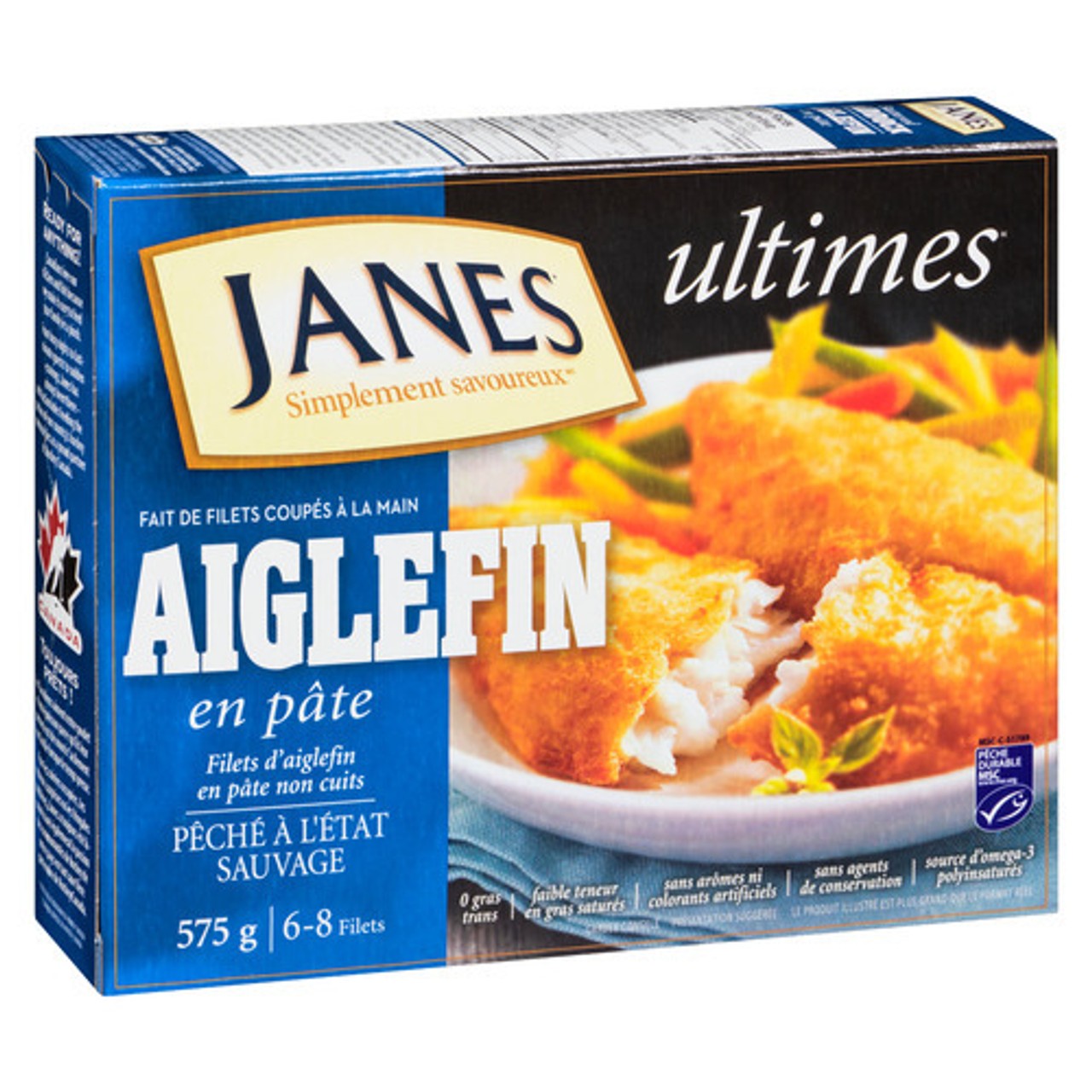 Janes Battered Frozen Haddock Fillets 575 g - Voilà Online Groceries ...