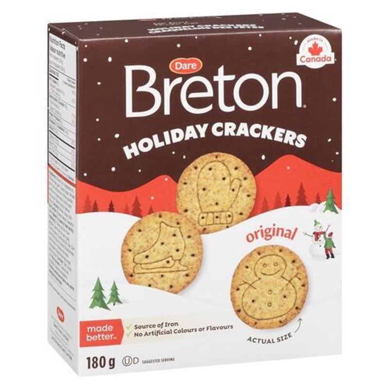 Dare Breton Holiday Crackers Original 180 g - Voilà Online Groceries ...