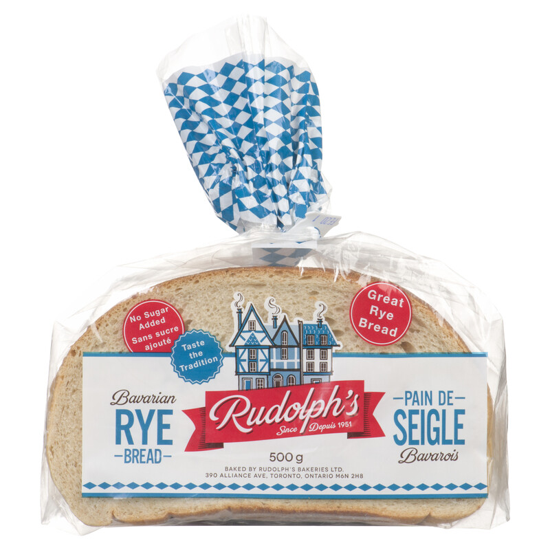 Rudolph's Rye Bread Bavarian 500 g - Voilà Online Groceries & Offers