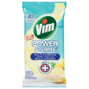 Vim Power Multi Purpose Wipes Citrus Fresh 30 EA - Voilà Online ...