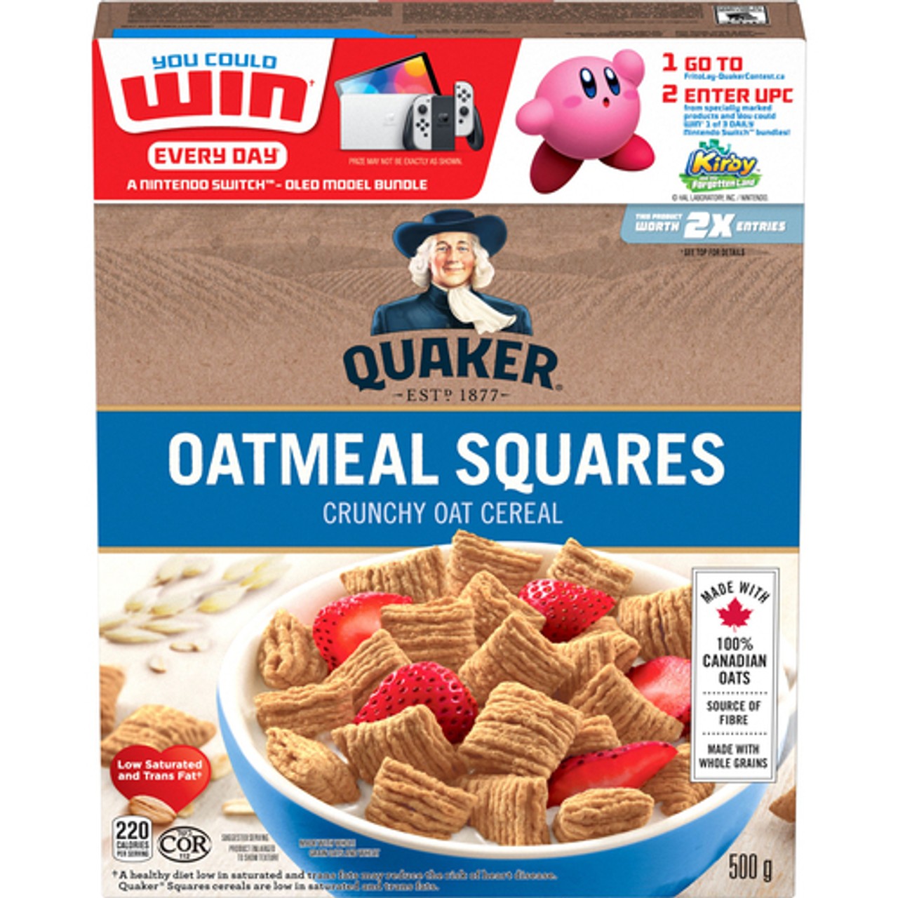 Quaker Cereal Oatmeal Squares 500 g - Voilà Online Groceries & Offers