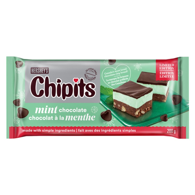 Hershey's Gluten-Free Chipits Mint Chocolate 200 g - Voilà Online ...