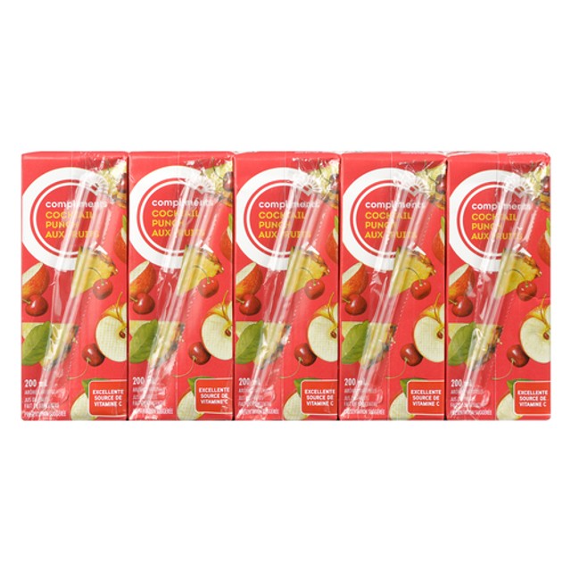 Compliments Juice Cocktail Fruit Punch 10 x 200 ml - Voilà Online ...