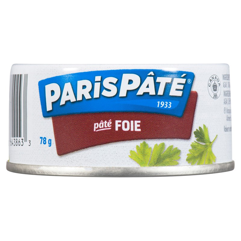 Paris Pâté Liver Meat Spread 78 g - Voilà Online Groceries & Offers