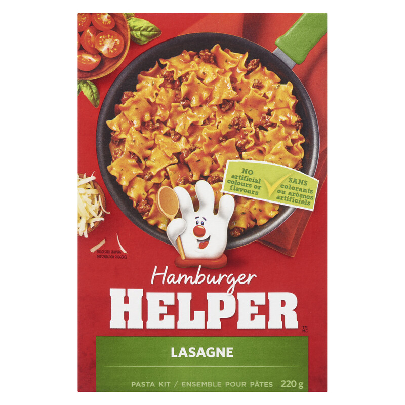 Betty Crocker Hamburger Helper Meal Kit Lasagne 220 g - Voilà Online ...