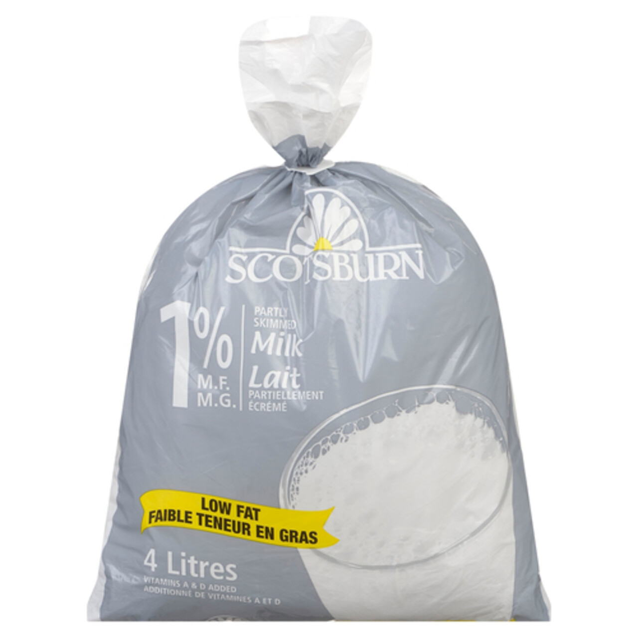 Scotsburn 1% Partly Skimmed Milk Bag 4 L - Voilà Online Groceries & Offers