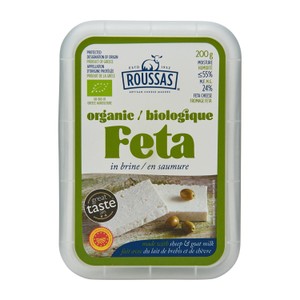 Roussas Organic Greek Feta Cheese In Brine 200 g - Voilà Online ...