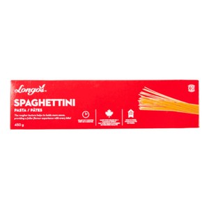 Longo's Dry Pasta Spaghettini 450 g - Voilà Online Groceries & Offers