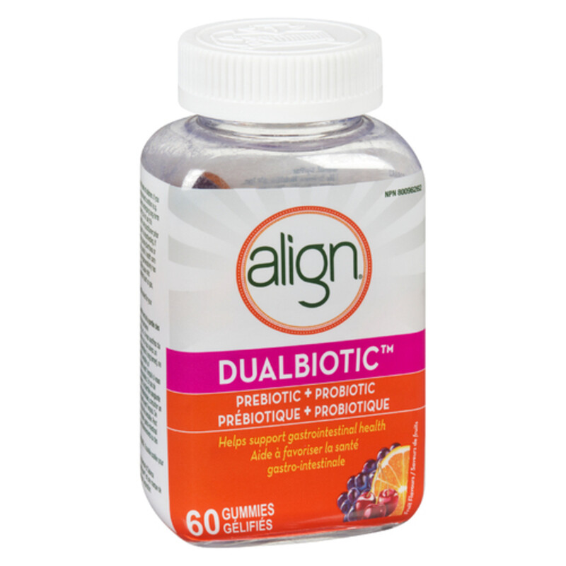 Align Pre Pro Gastro-Intestinale Nutritional Supplements Gummy 60 EA ...