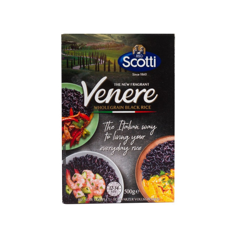 Scotti Venere Rice Black 500 g - Voilà Online Groceries & Offers