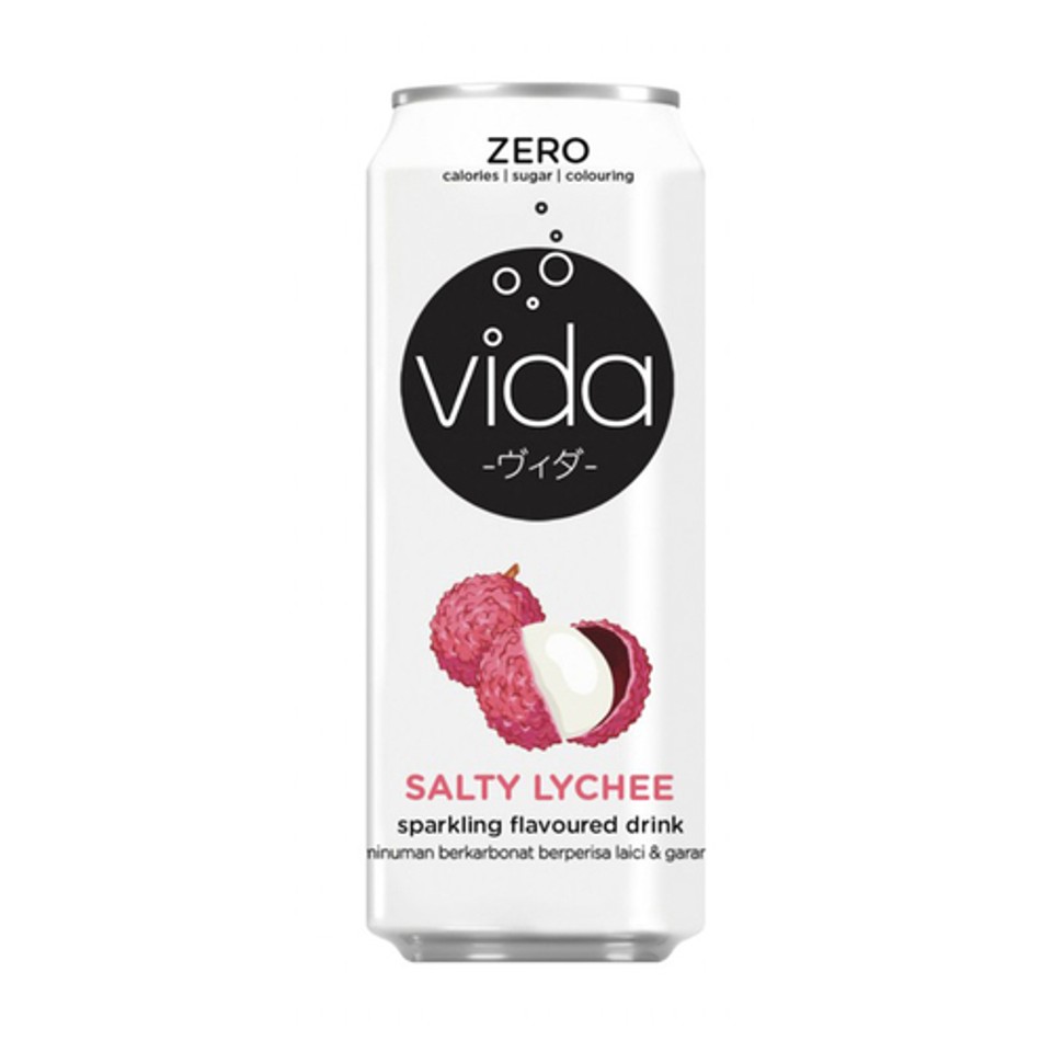 Vida Sparkling Water Salty Lychee 325 ml (can) - Voilà Online Groceries ...
