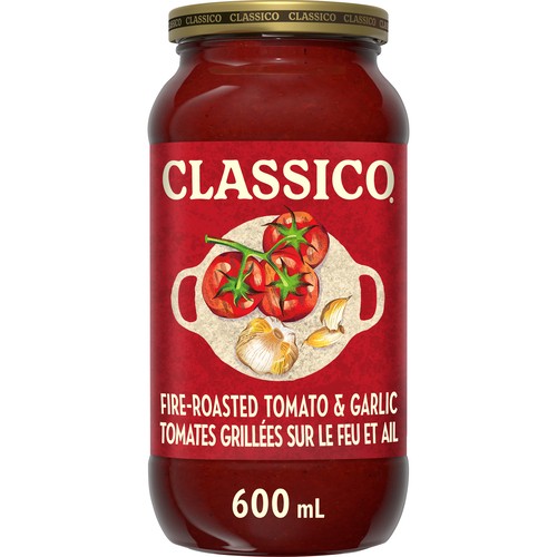 Classico Pasta Sauce Fire Roasted Tomato & Garlic 600 ml - Voilà Online ...