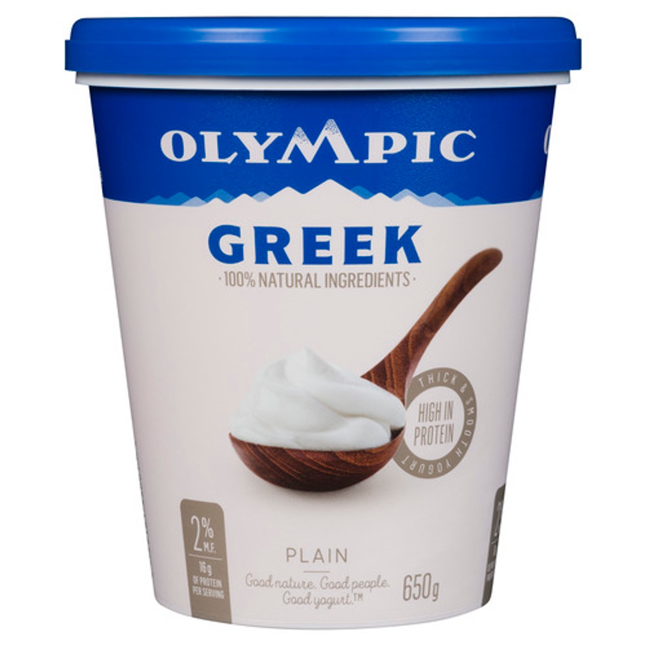 Olympic 2% Greek Yogurt Plain 650 g - Voilà Online Groceries & Offers