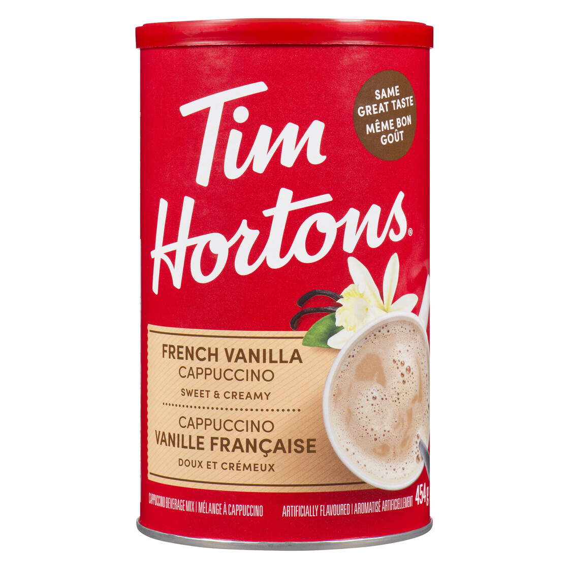 Tim Hortons French Vanilla Cappuccino Mix 454 g - Voilà Online ...