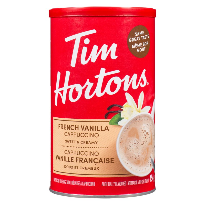 Tim Hortons French Vanilla Cappuccino Mix 454 g - Voilà Online ...