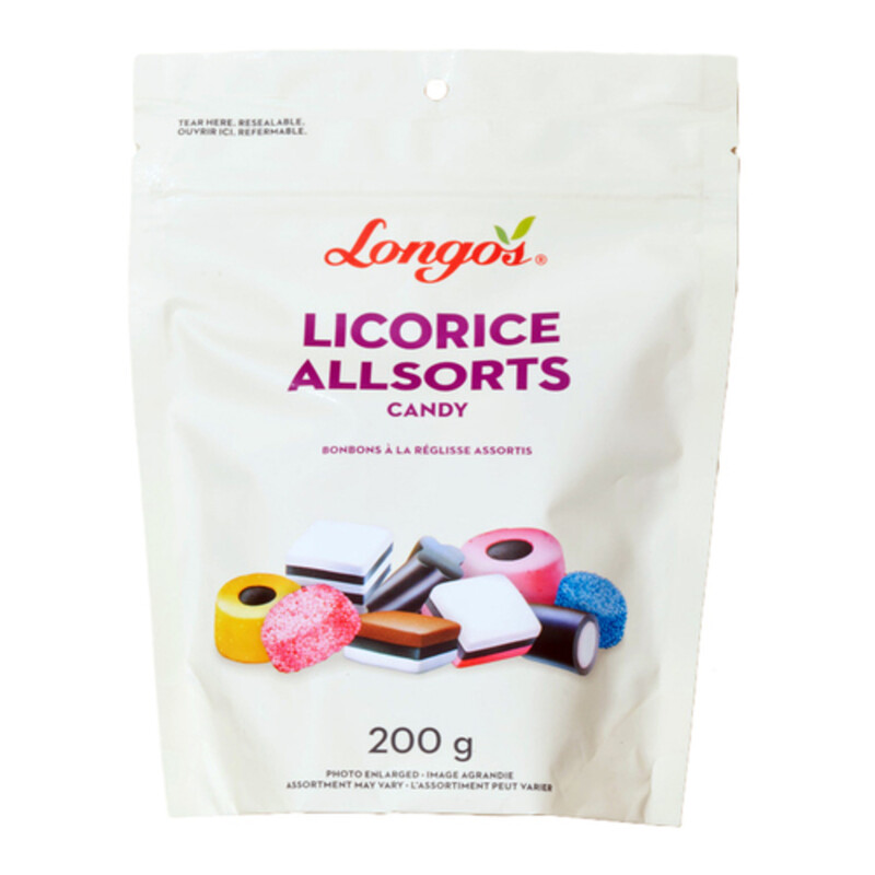 Longo's Candy Licorice Allsorts 200 g - Voilà Online Groceries & Offers