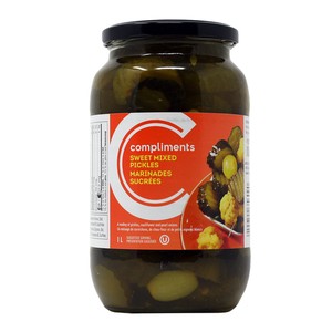 Compliments Mixed Pickles Sweet 1 L - Voilà Online Groceries & Offers