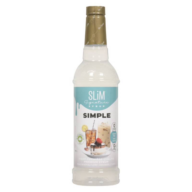 Slim Syrups Sugar-Free Premium Syrup Simple 750 ml - Voilà Online ...