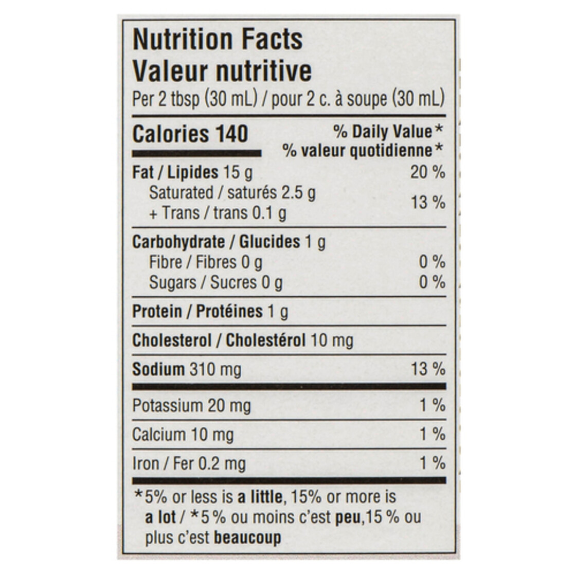 The Keg Gluten-Free Salad Dressing Caesar 475 ml - Voilà Online ...