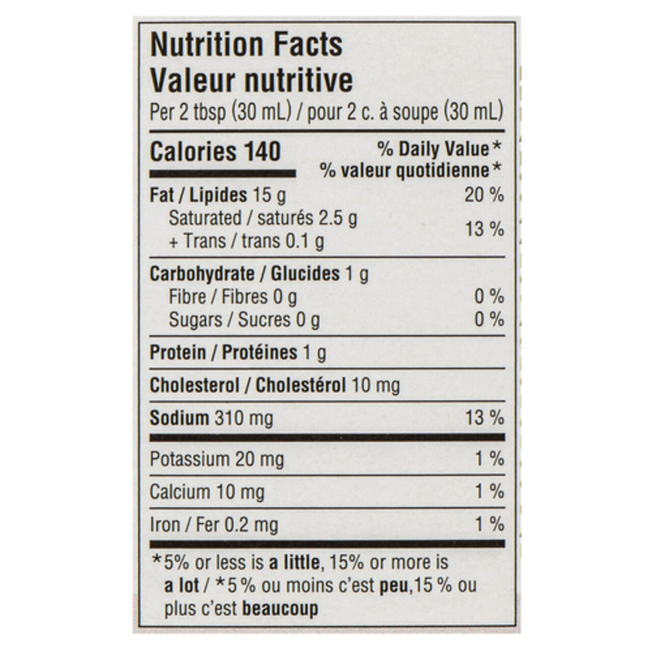 The Keg Gluten-Free Salad Dressing Caesar 475 ml - Voilà Online ...