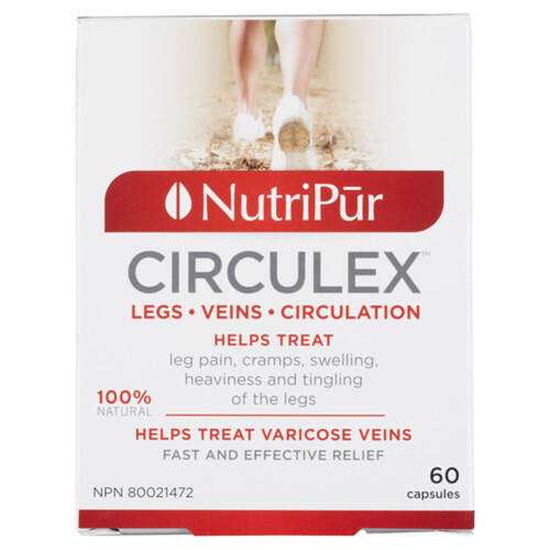 Nutripur Circulex Legs Veins Circulation 60 Count - Voilà Online ...