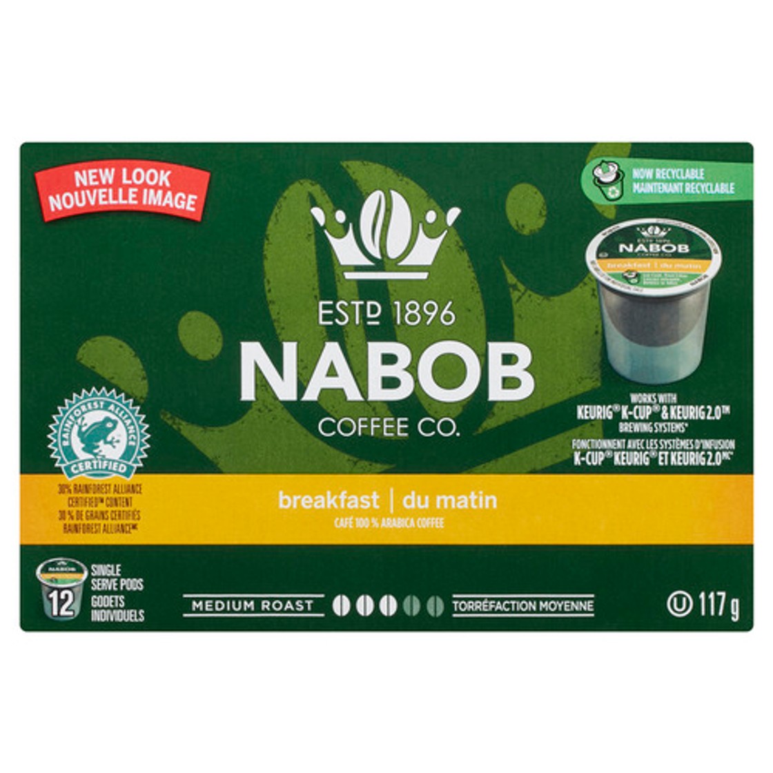 Nabob 100% Arabica Coffee Breakfast Blend 117 g - Voilà Online ...