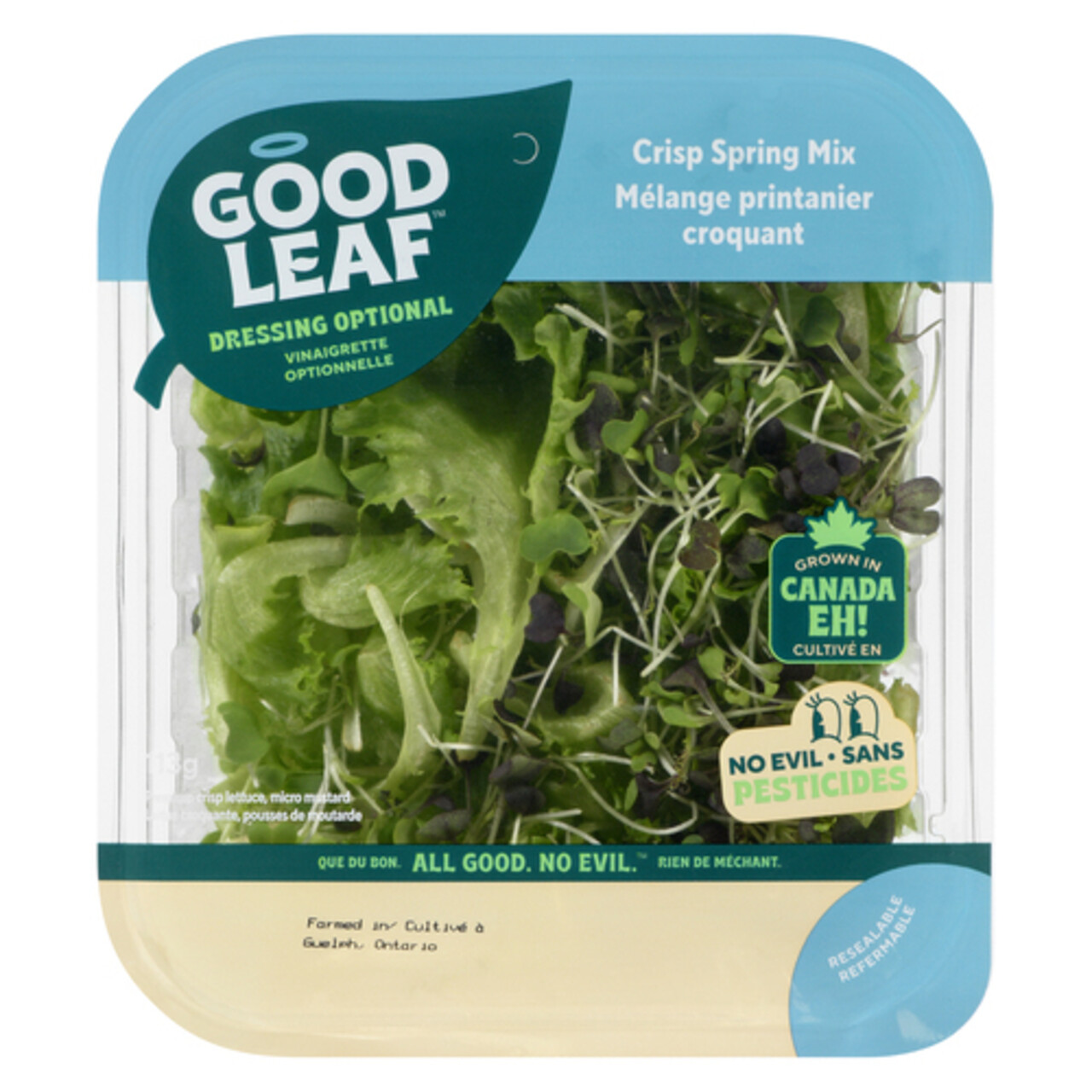 GoodLeaf Spring Mix Crisp 113 g - Voilà Online Groceries & Offers