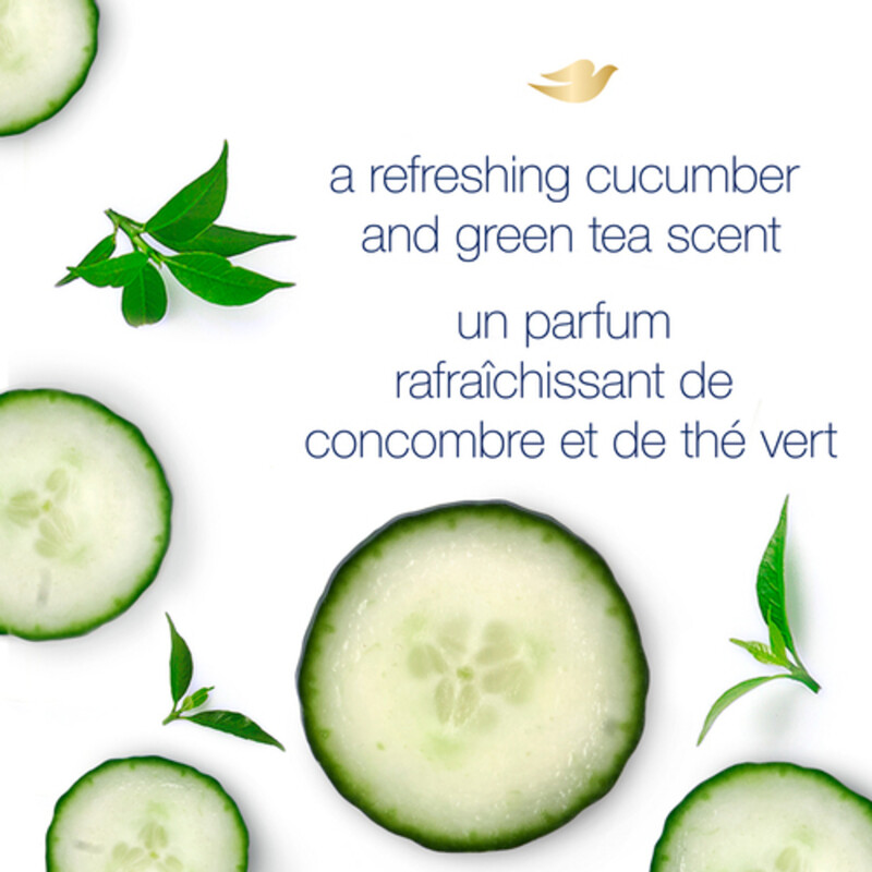 Dove 0% Aluminum Deodorant Cucumber & Green Tea For Smooth Underarms 74 ...