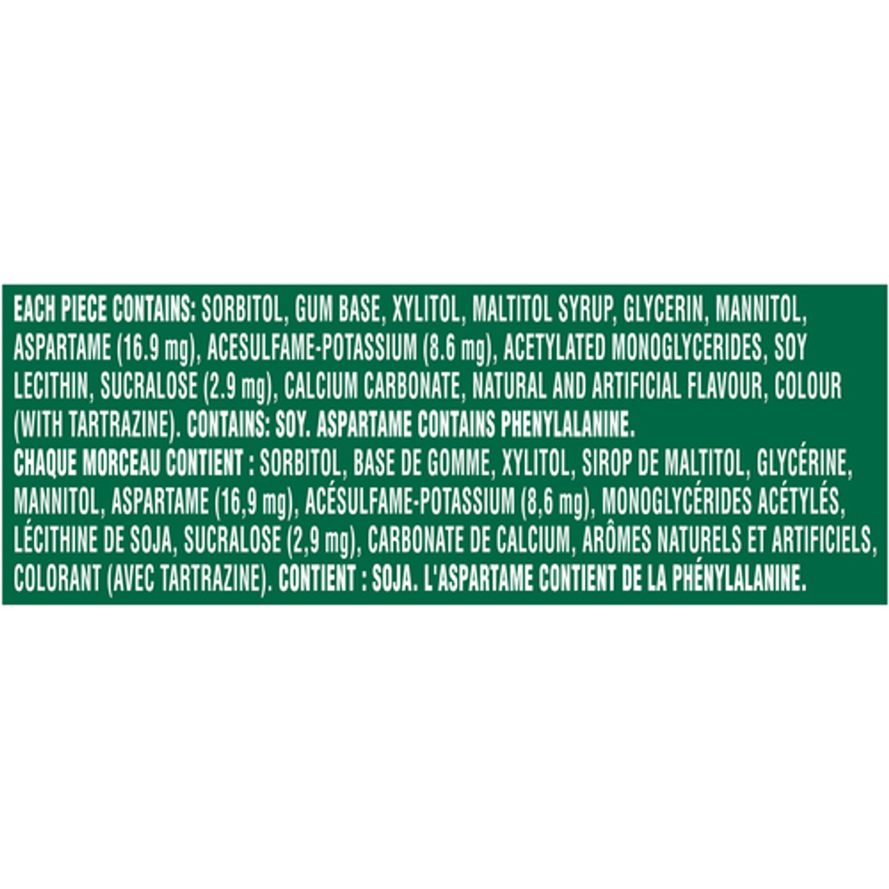 Trident Gum Sugar Free Spearmint 14 Pieces ea - Voilà Online Groceries ...