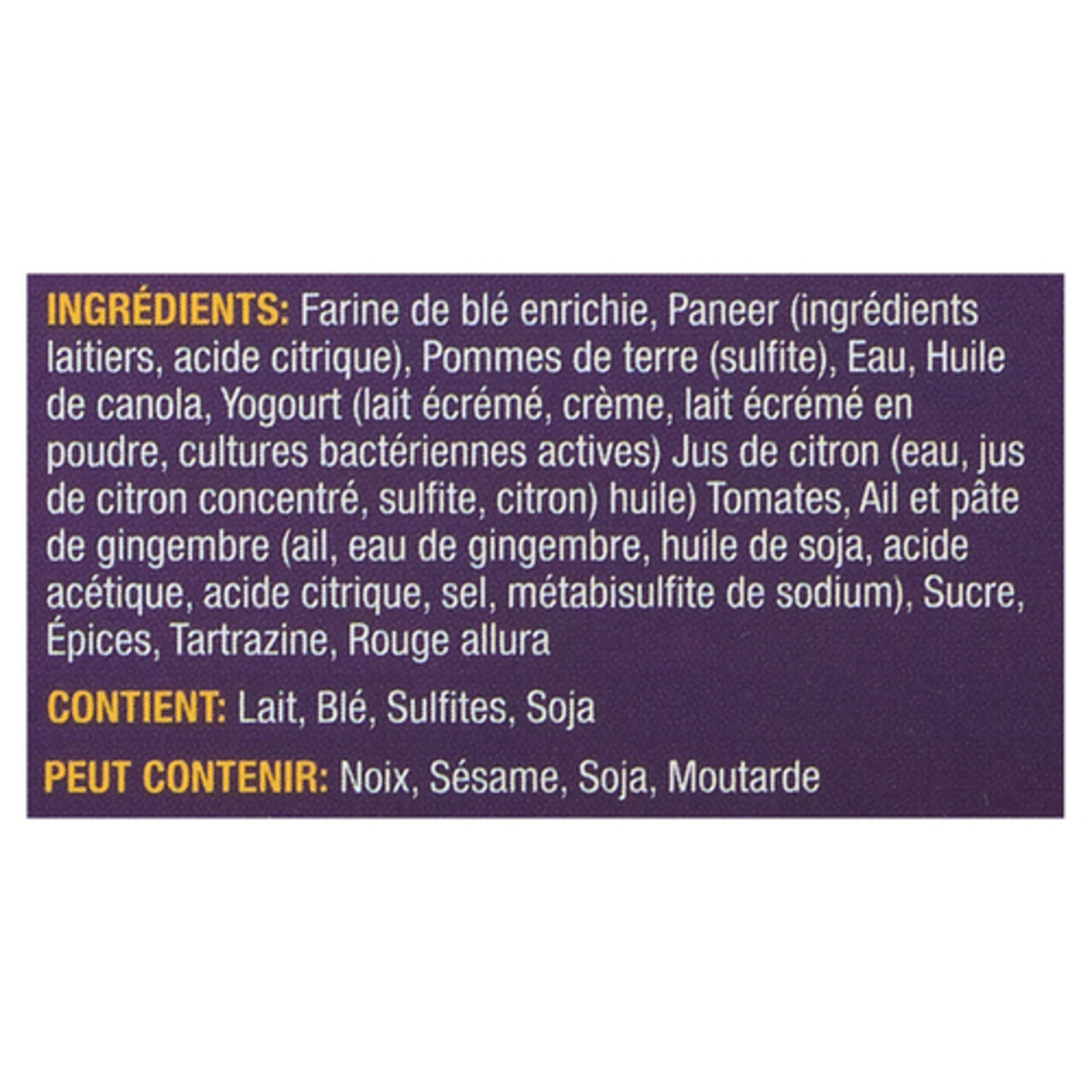 Brar's Samosas Tandoori Paneer 624 g (frozen) - Voilà Online Groceries ...