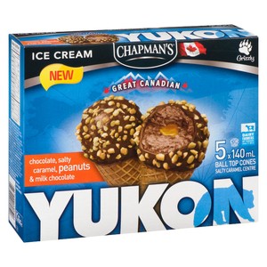Chapman's Yukon Caribou Ice Cream Bars Chocolate & Caramel Crunch 5 x ...
