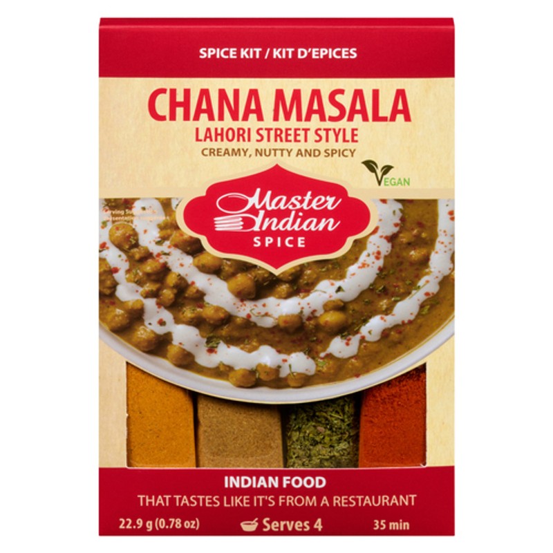 Master Indian Spice Kit Chana Masala 22.9 g - Voilà Online Groceries ...