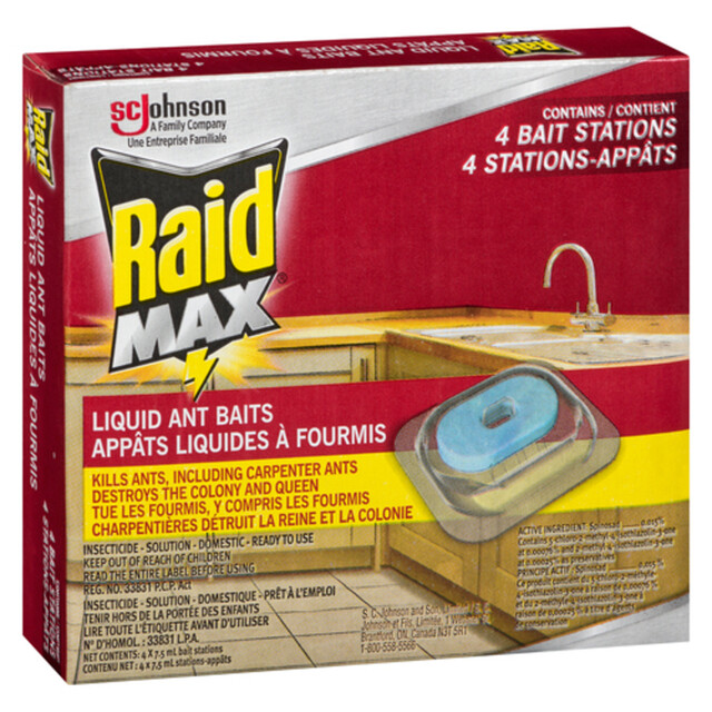 Raid Max Liquid Ant Baits 4 EA - Voilà Online Groceries & Offers