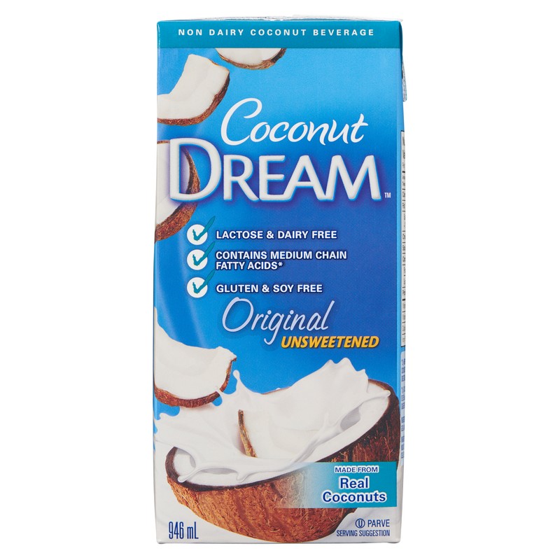 Coconut Dream Non Dairy Coconut Beverage Original Unsweetened 946 ml ...