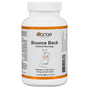 Orange Naturals Vitamins Bounce Back Adrenal Recharge 90 Vegetable ...