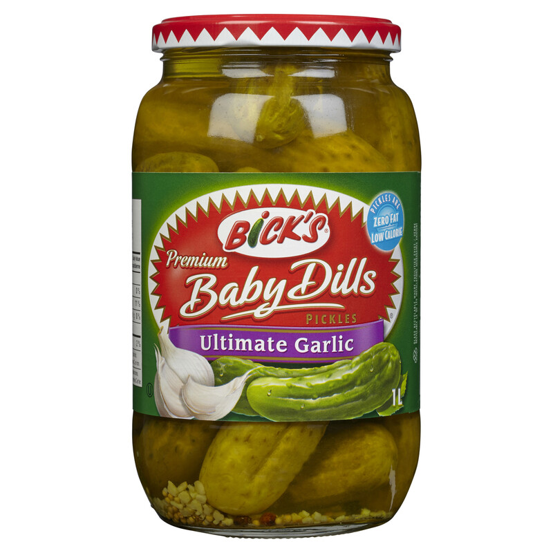 Bick's Pickles Baby Dill Ultimate Garlic 1 L - Voilà Online Groceries ...